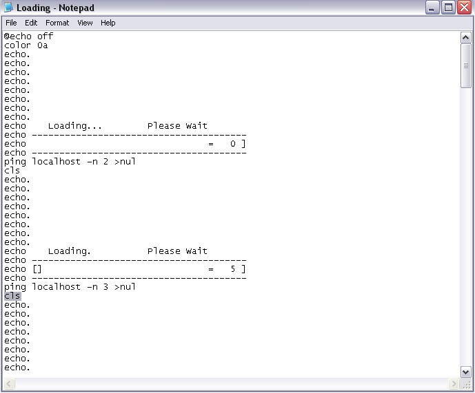 Loading Effect in Batch - Instructables