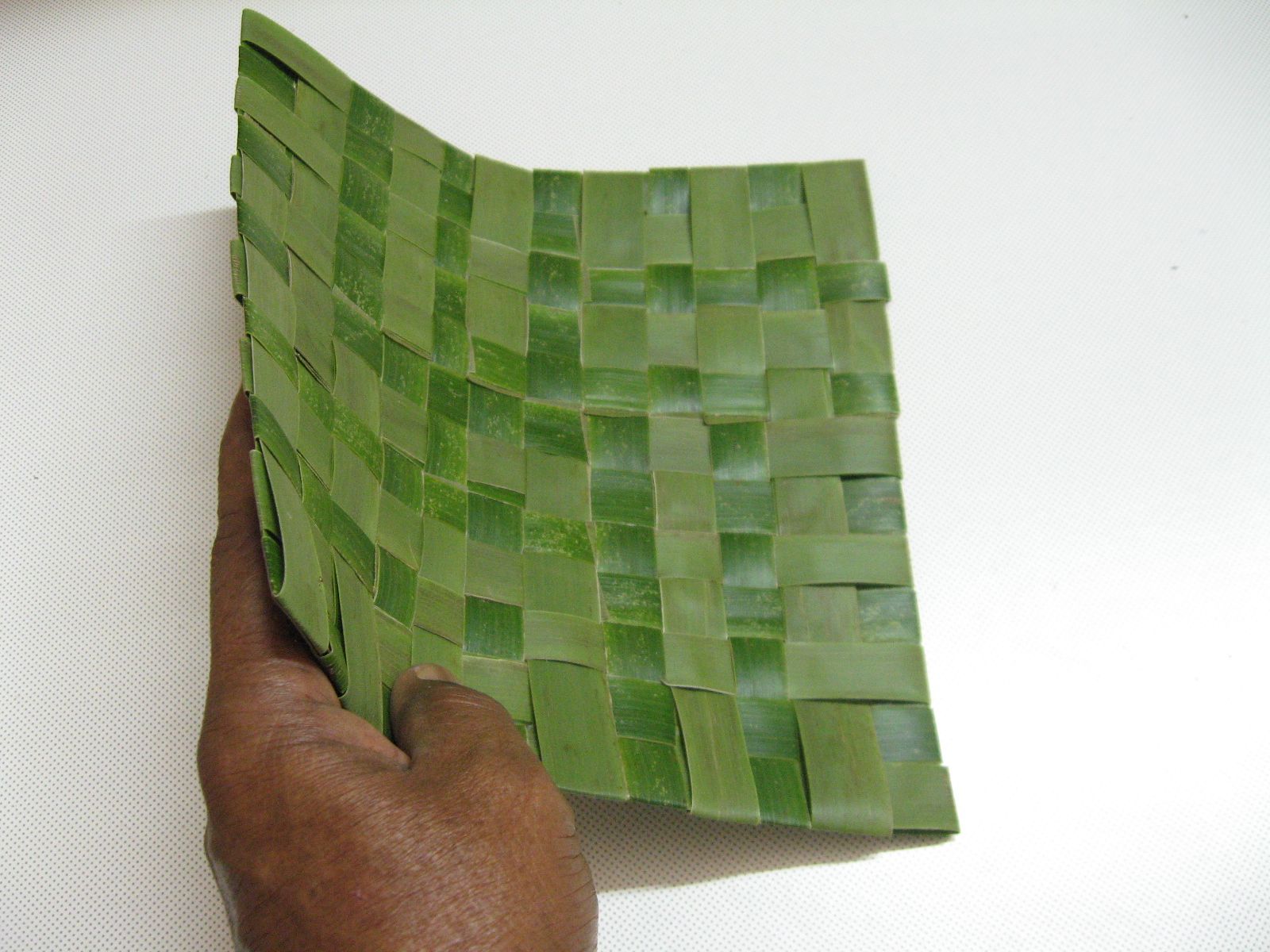 How to Weave a Small Mat From Coconut Leaves : 4 Steps (with Pictures ...