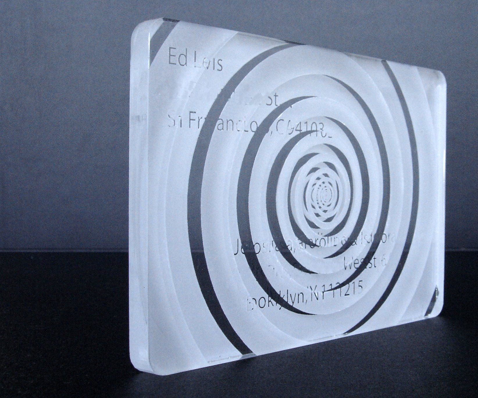 Etched Acrylic Postcard #2: the Spiral Connection : 17 Steps ...