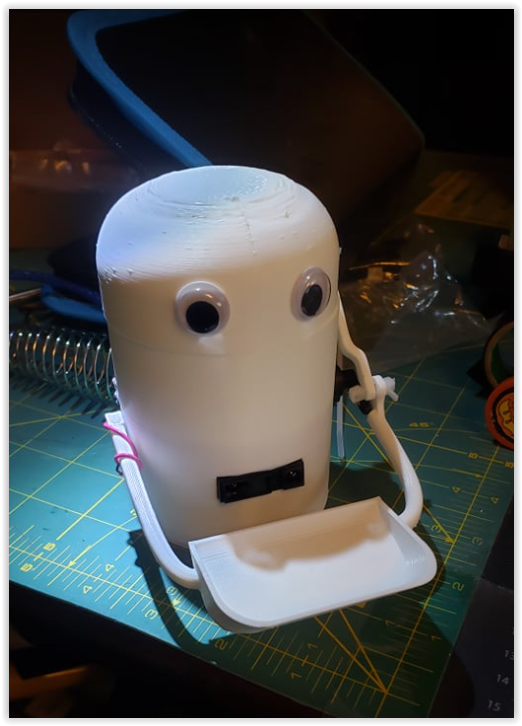 HUNGRY ROBOT - Coin Eating Robot! (3D PRINTER, ARDUINO, SENSOR, SERVO ...