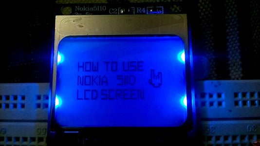 How to Use NOKIA 5110 LCD Screen With Arduino : 11 Steps (with Pictures ...