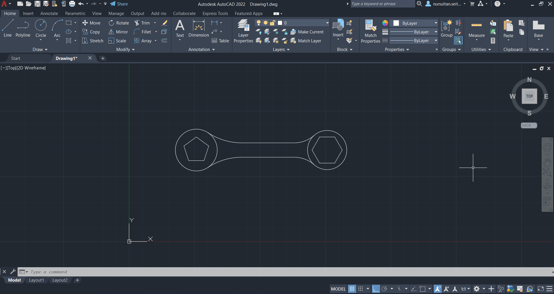 How to Draw 2D Wrench in AutoCAD : 13 Steps - Instructables
