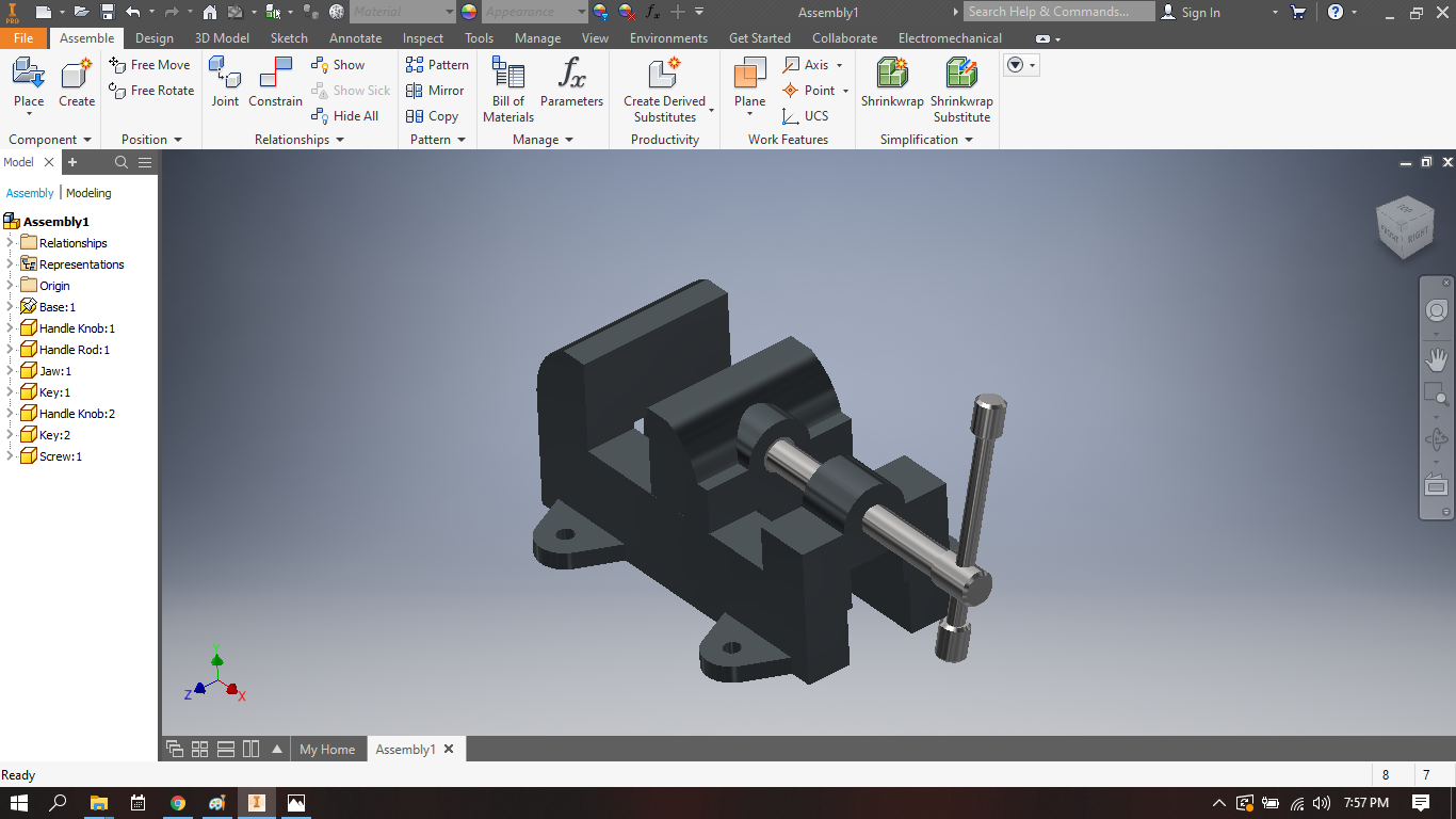 Inventor Assembly, Exploded Assembly, and Materials List : 31 Steps ...