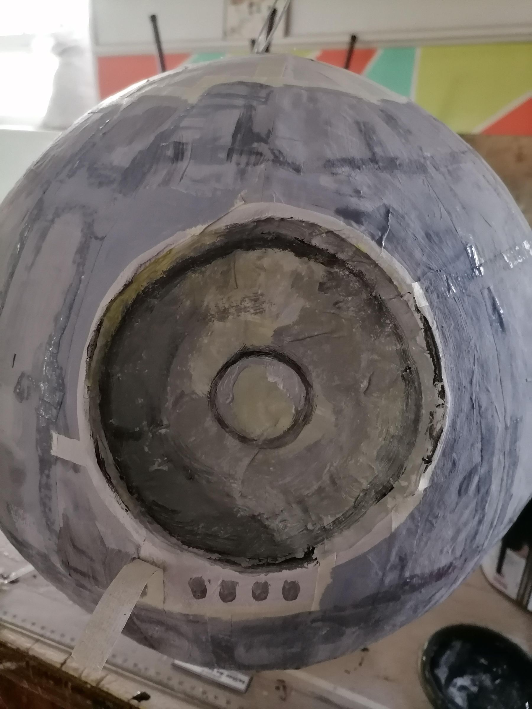 Paper Maché Death Star : 7 Steps (with Pictures) - Instructables