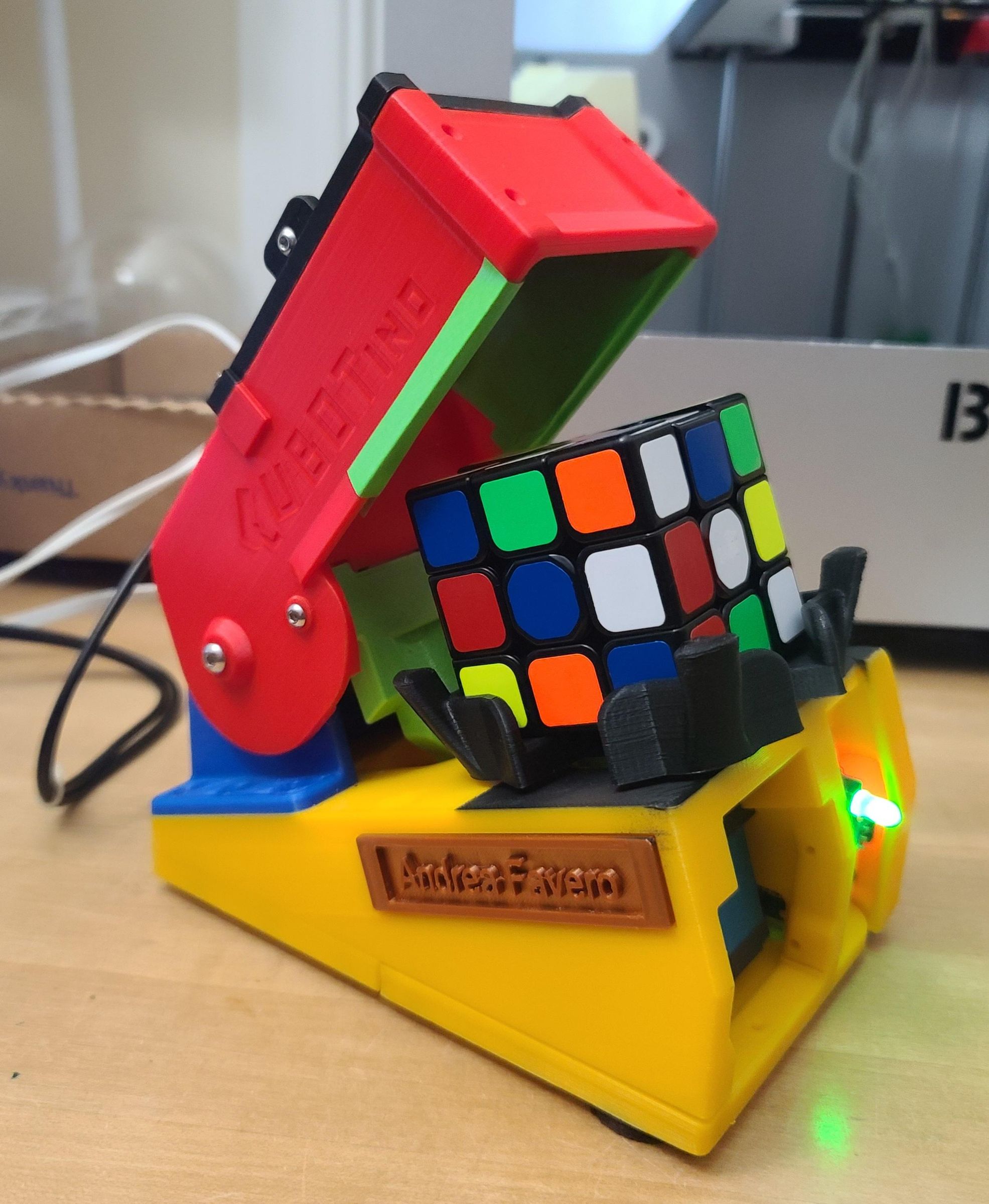CUBOTino Autonomous: Small, 3D Printed, Rubik's Cube Robot (Raspberry Pi Zero 2, PiCamera) : 11 ...
