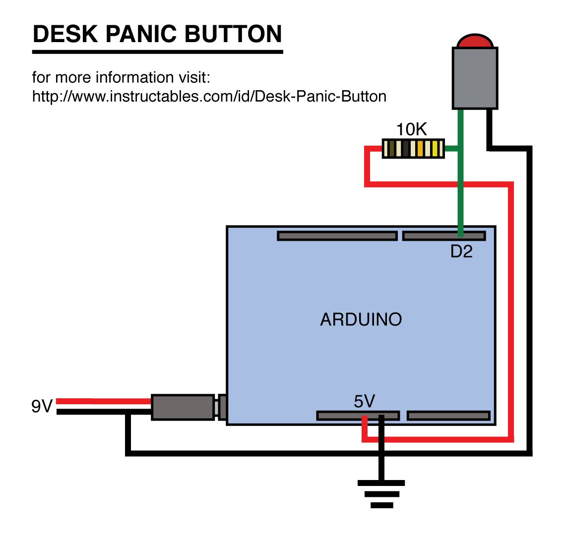 Desk Panic Button : 21 Steps (with Pictures) - Instructables