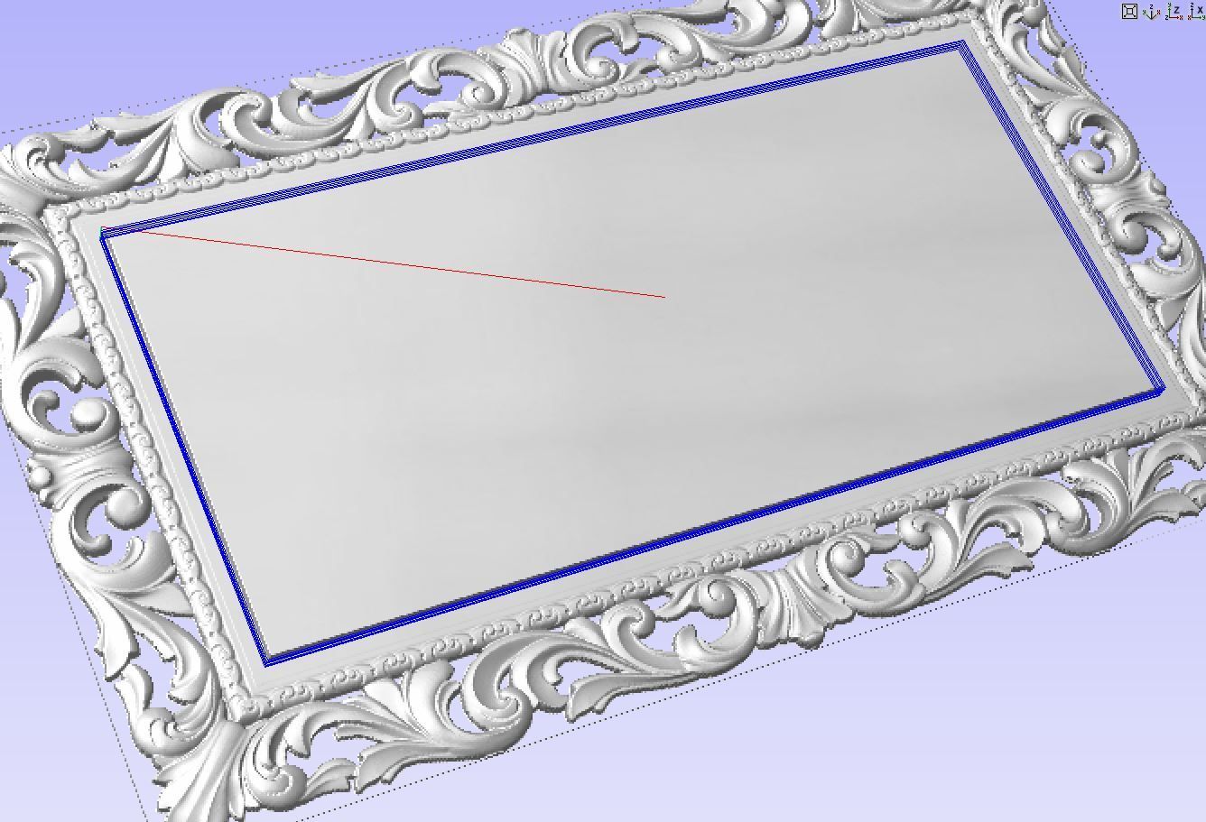 Mirror Frame Carved With CNC : 6 Steps (with Pictures) - Instructables