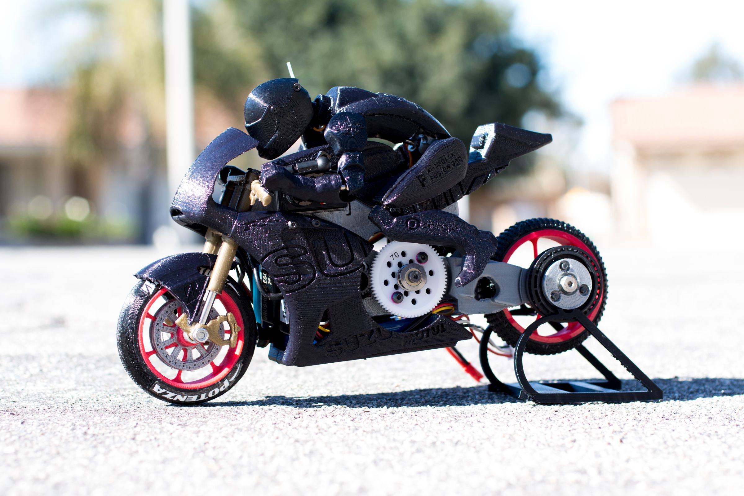 3d Printed RC Motorcycles: 2016 Ducati Draxter and 2016 Suzuki GSX-RR ...