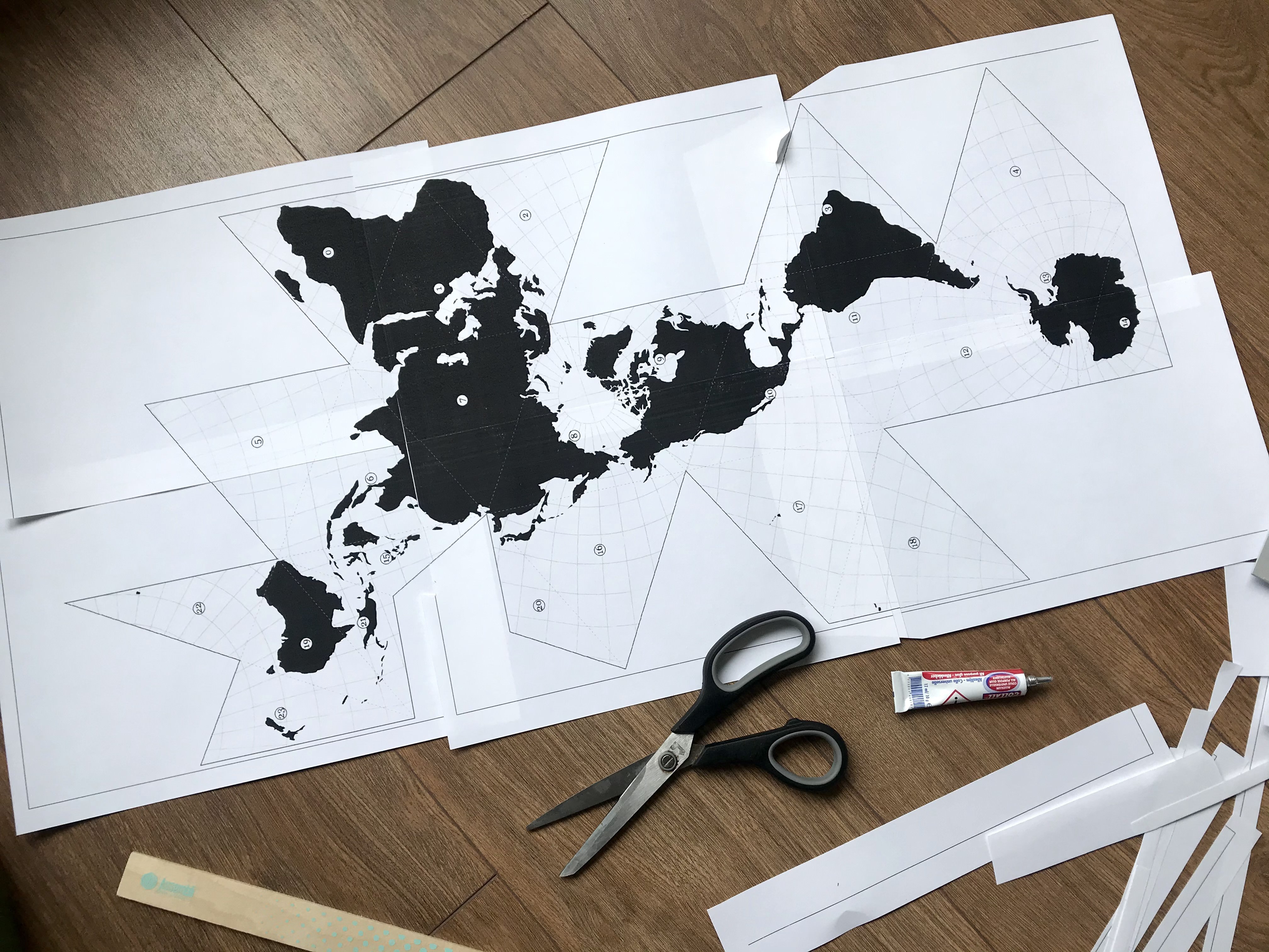 Easy Paper Desk World Globe to Highlight All Your Travel Destinations ...
