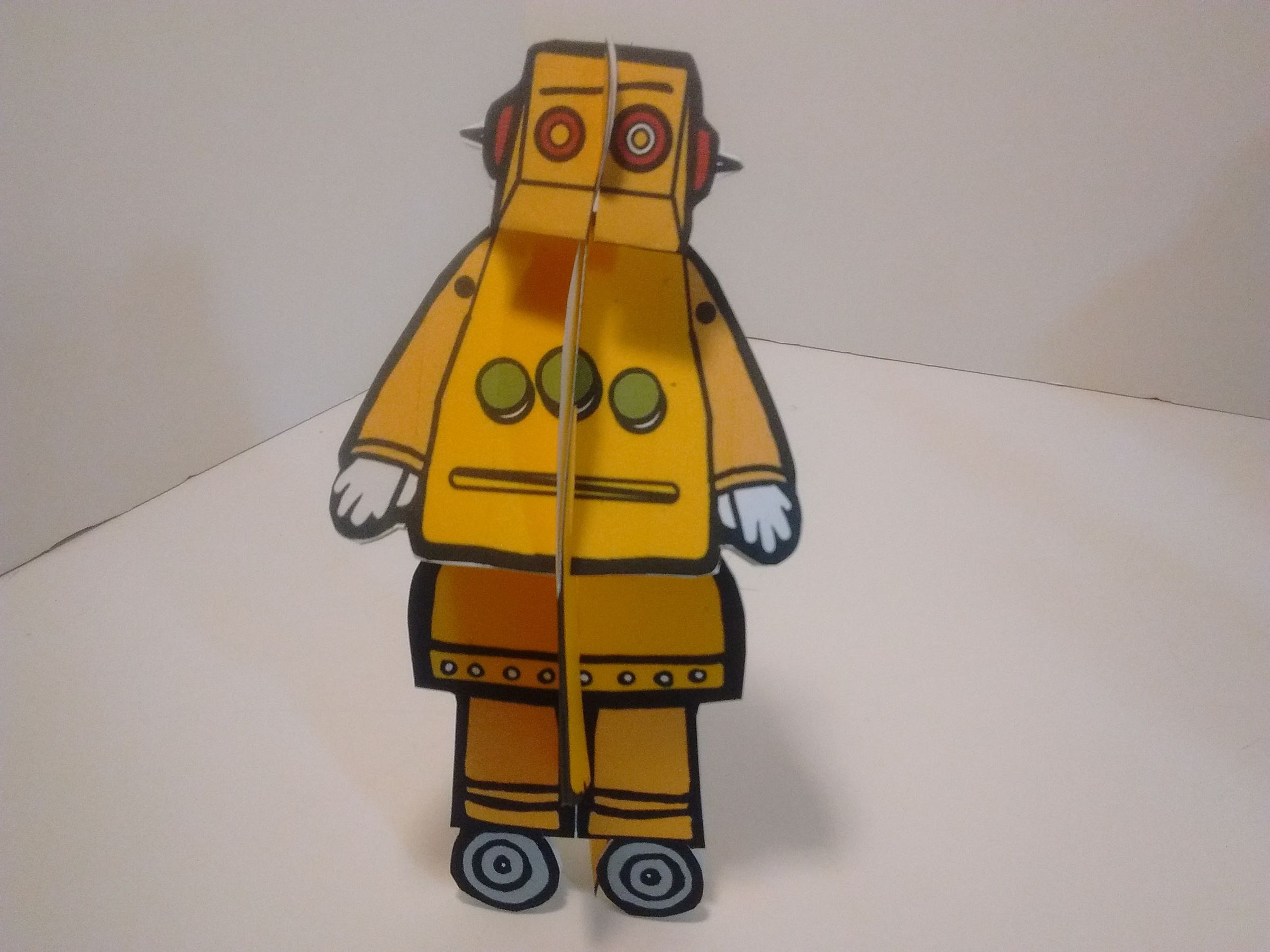 Blinky Paper Robot - 1st Paper Circuit Project : 7 Steps (with Pictures ...