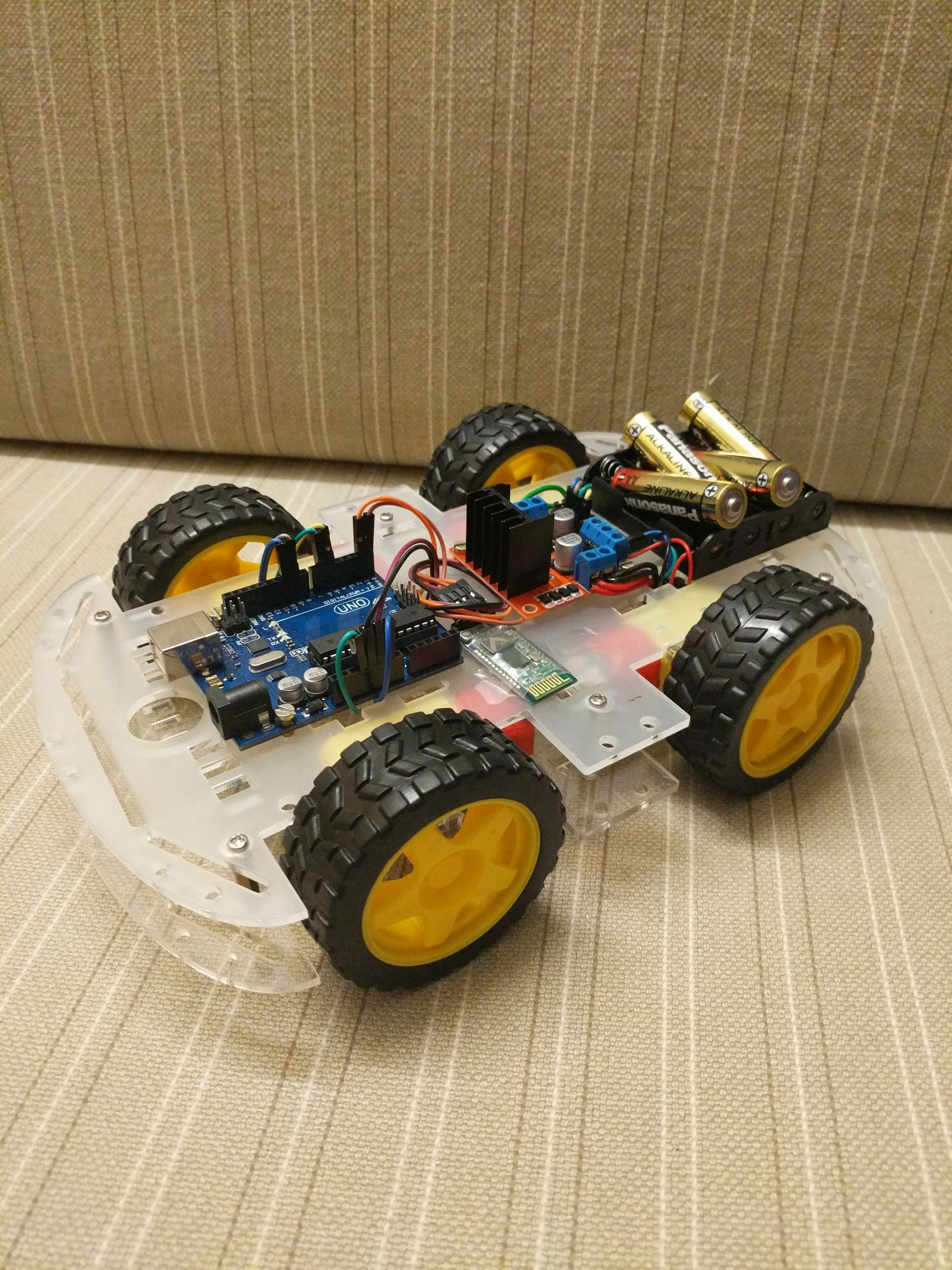 Smartphone Controlled Arduino Rover : 17 Steps (with Pictures ...