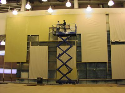 Theatrical Scenery: Preparing a Scenic Drop : 7 Steps - Instructables