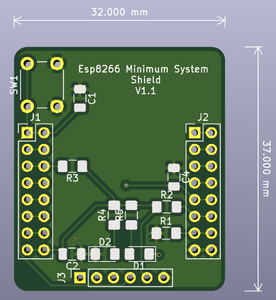 ESP8266 Minimum System Module With Programmer - Part 1 : 3 Steps ...