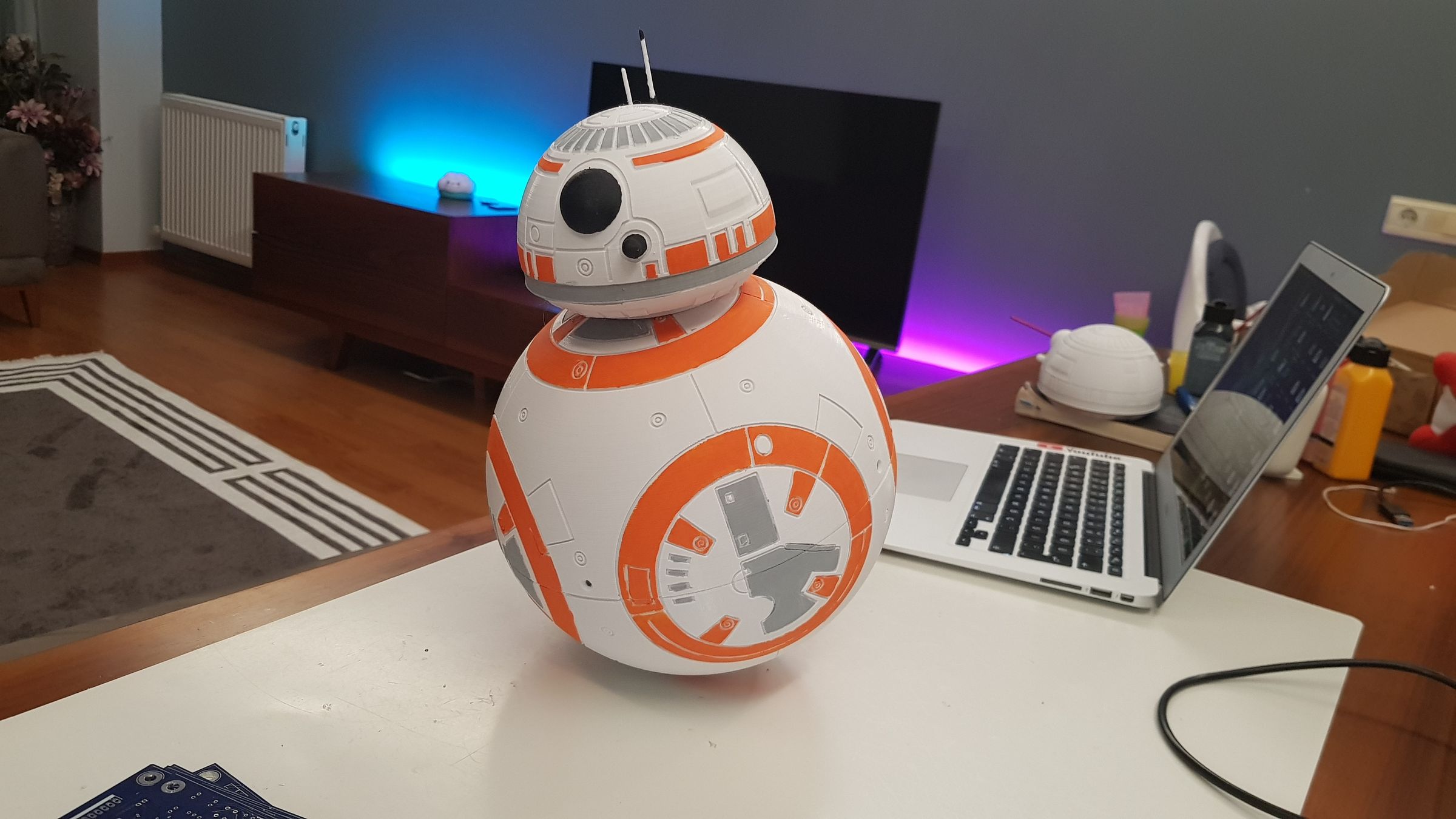 DIY BB8 - Fully 3D Printed - 20cm Diameter First Prototype of Real Size ...