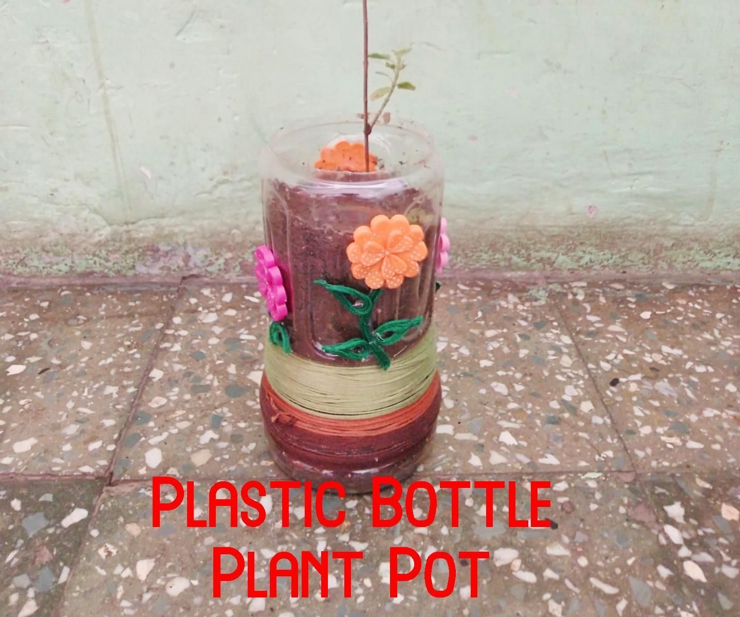 Plastic Bottle Plant Pot!! : 4 Steps (with Pictures) - Instructables