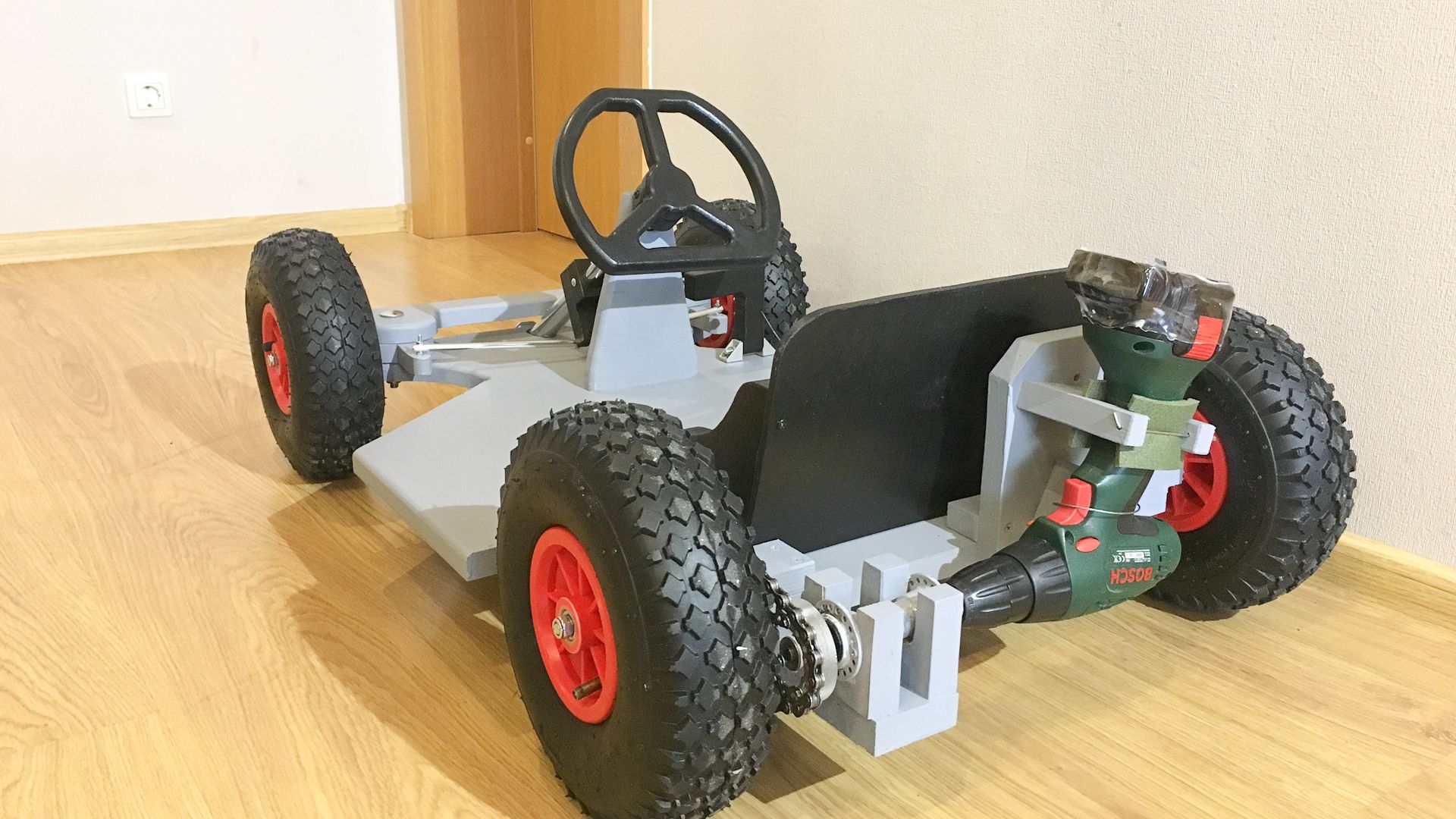 Drill Powered Go Kart : 6 Steps (with Pictures) - Instructables