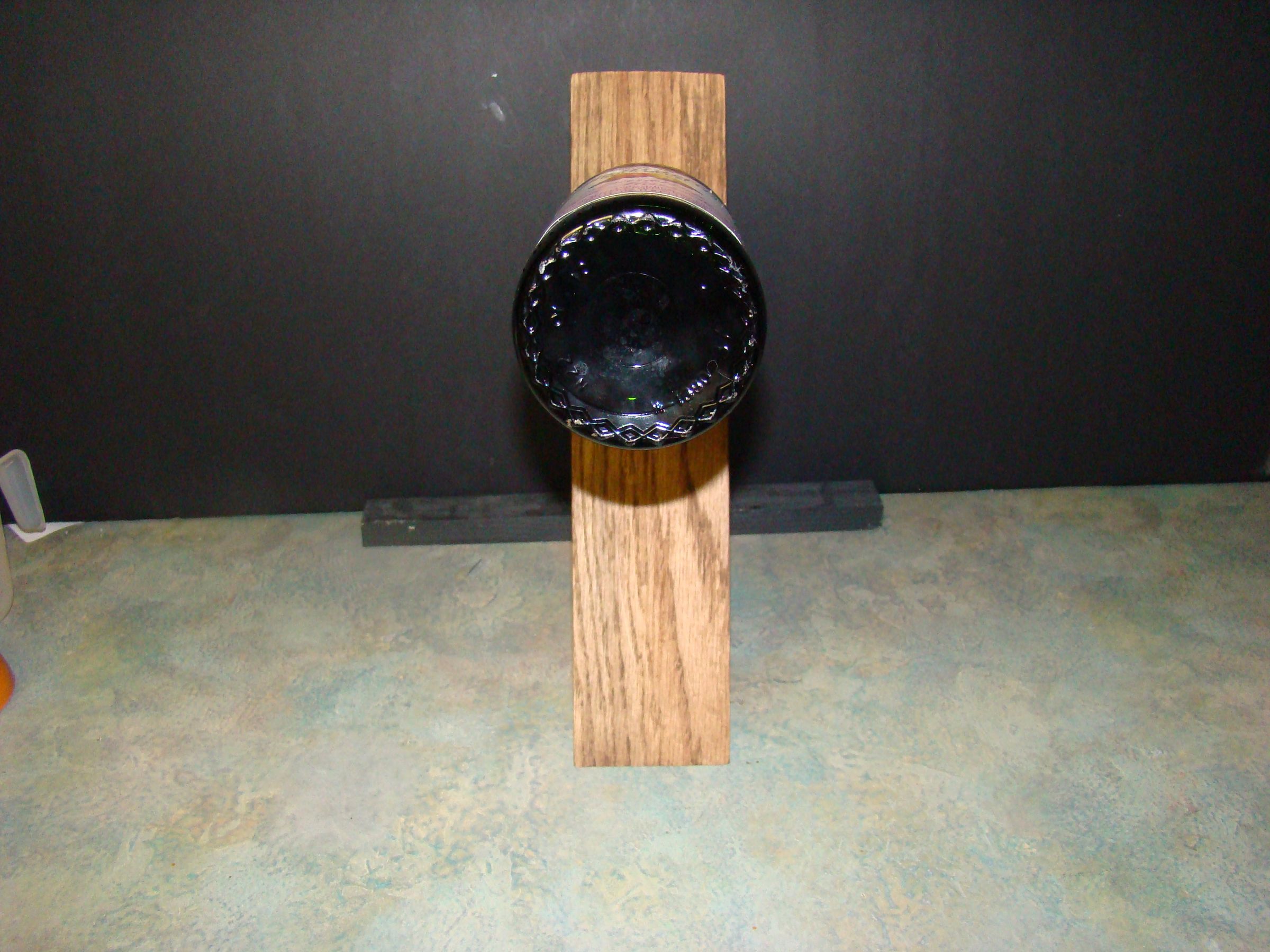 How to Make a Floating Wine Bottle Holder : 13 Steps (with Pictures ...