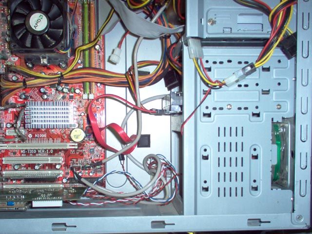 Diagram And Remove Cables Inside A Computer