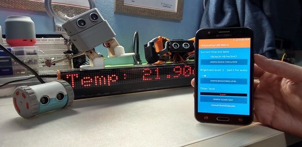 DIY Arduino LED Matrix Display - 80x8 Px : 6 Steps (with Pictures) - Instructables