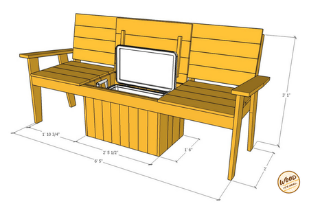 The Most Amazing Cooler Bench Ever : 11 Steps (with Pictures ...