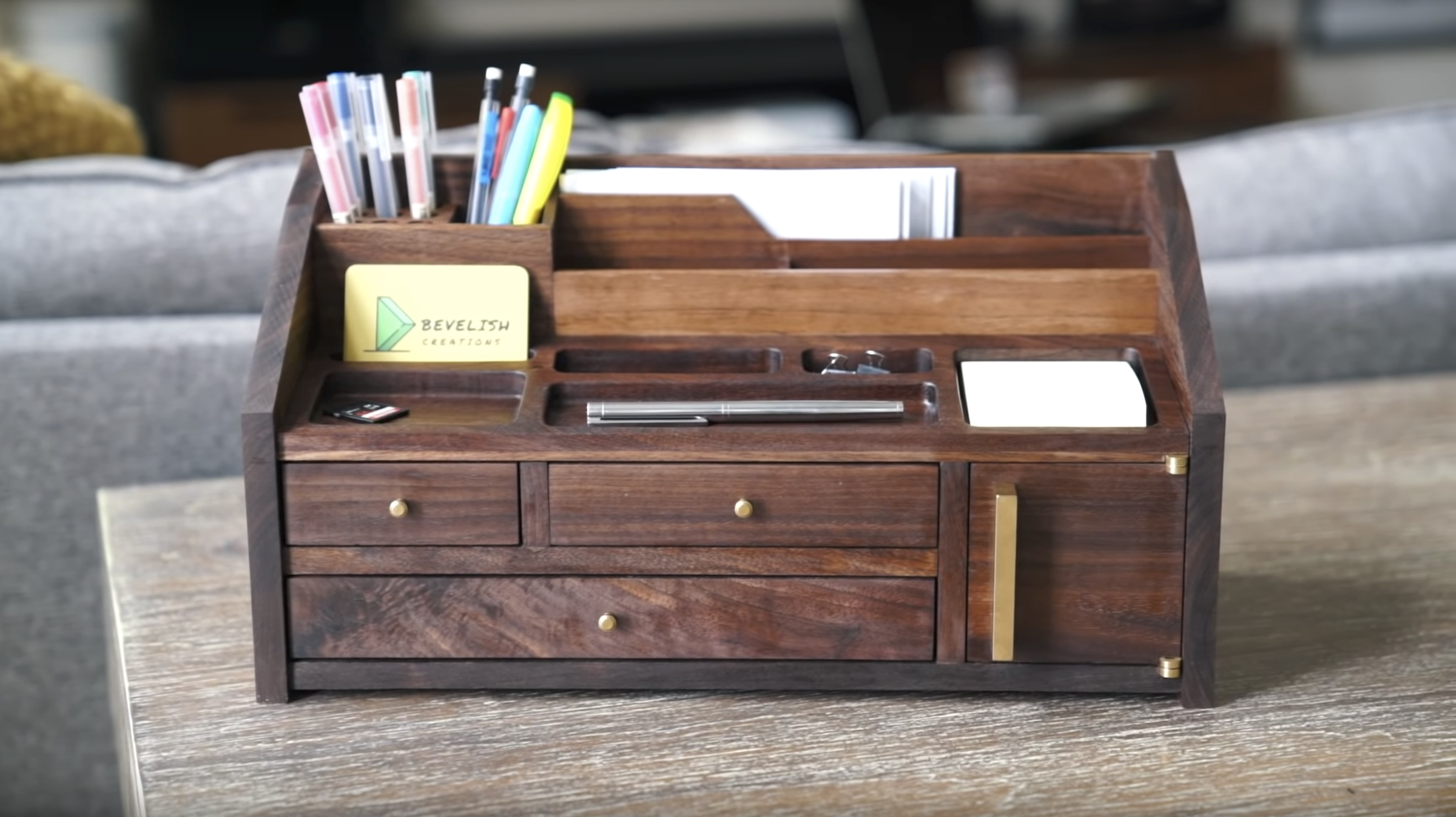 A Mid-Century Inspired Desk Organizer : 13 Steps (with Pictures ...