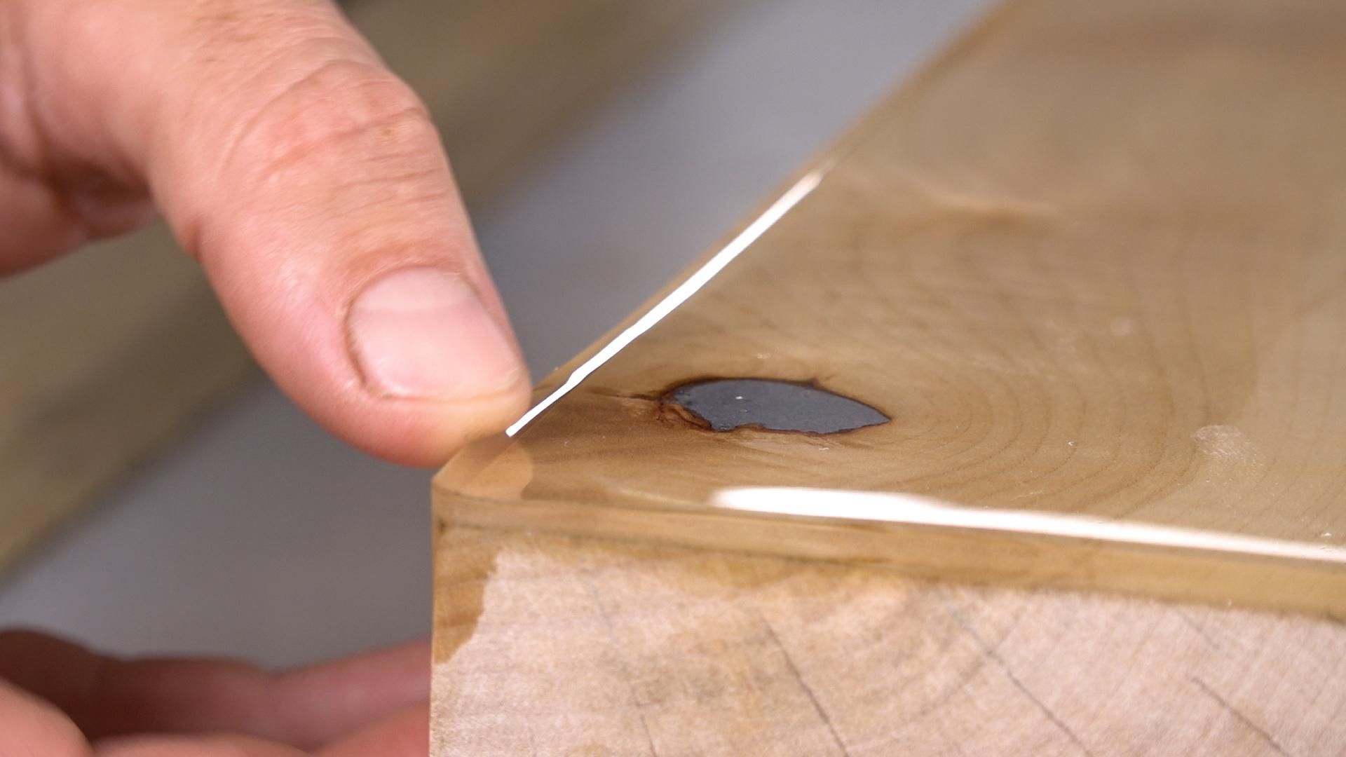 How to Resin Flood Coat a High Gloss Epoxy Coating Onto Wood and Other ...