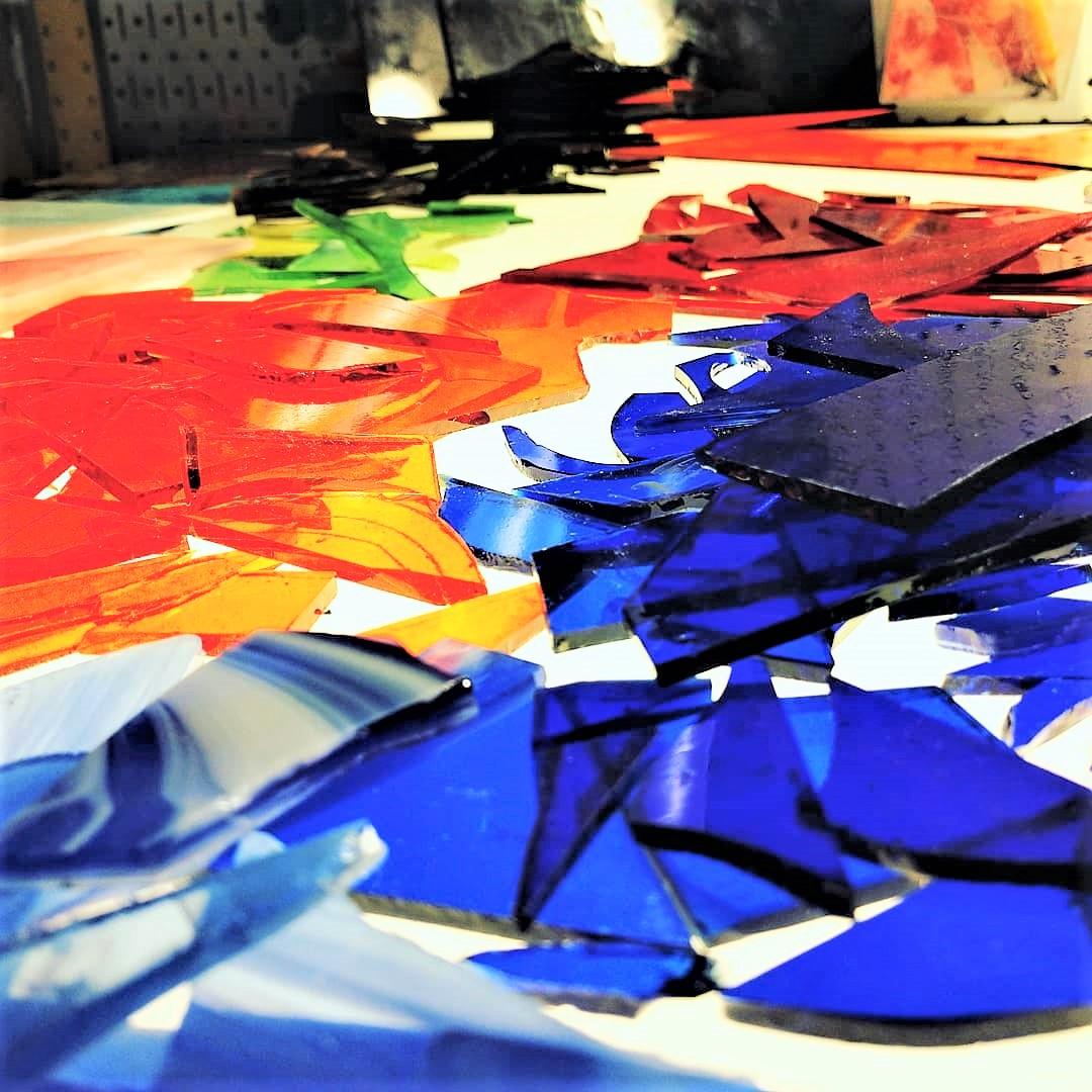 Scrap Stained Glass Panel : 5 Steps (with Pictures) - Instructables