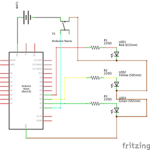 Toy Traffic Light With Arduino Nano : 5 Steps (with Pictures ...