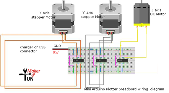 Mini Arduino Plotter Without a Servo Motor : 6 Steps (with Pictures ...
