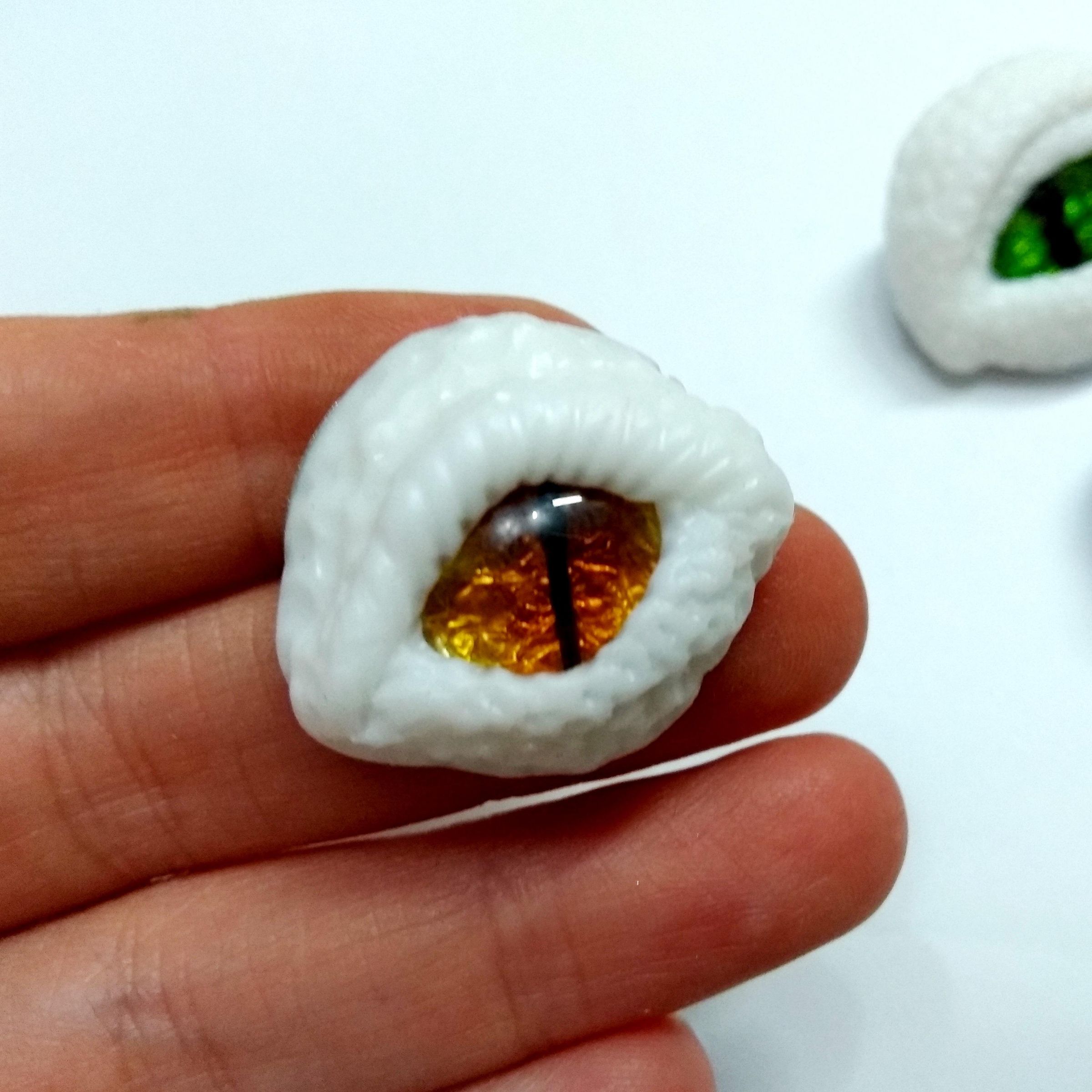 DIY Dragon Eye Brooch From Polymer Clay : 6 Steps (with Pictures ...