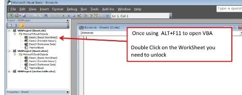 VBA Code to Unlock a Locked Excel Sheet : 4 Steps - Instructables
