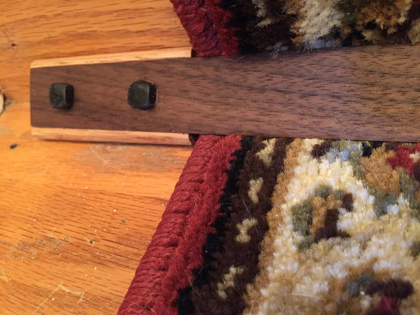 Wooden Stair Rods for a Rug Runner : 5 Steps (with Pictures ...
