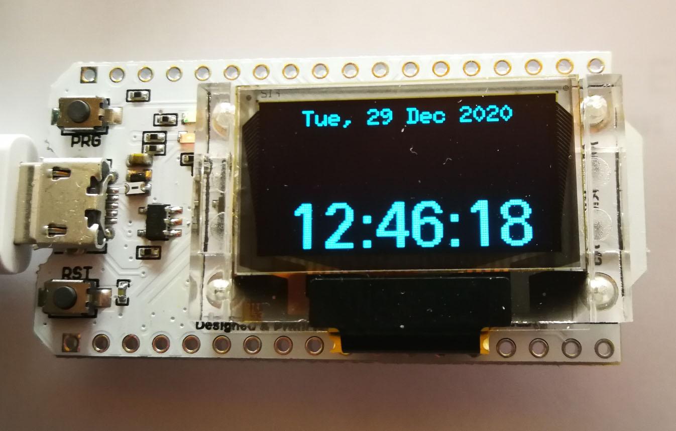 WiFi Kit 32 NTP Clock - Instructables