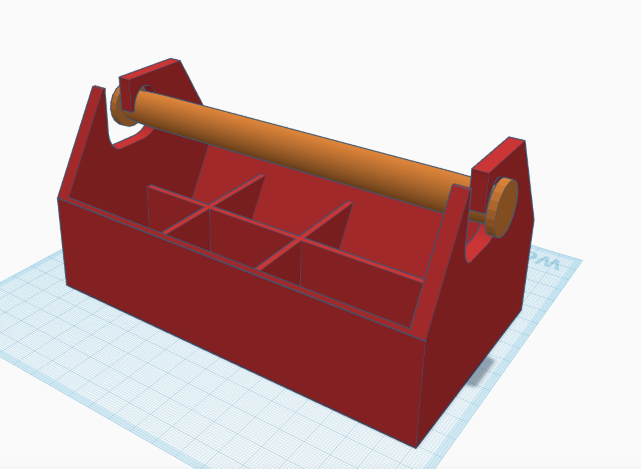 How to Make a Easy 3d Printable Tackle Box With Removable Handle to ...