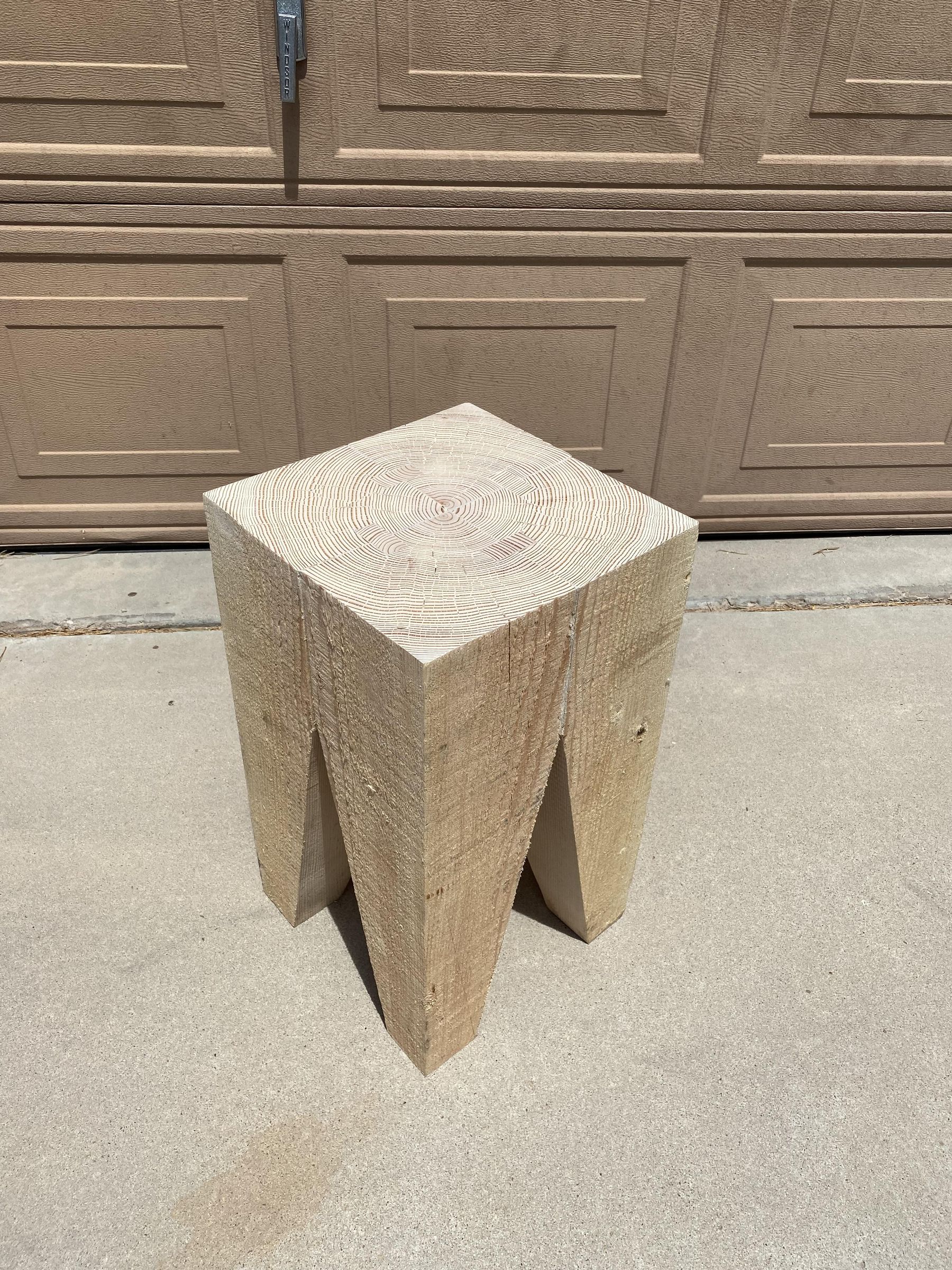 Backenzahn - a Small Side Table, Stool, or Plant Stand : 5 Steps (with ...