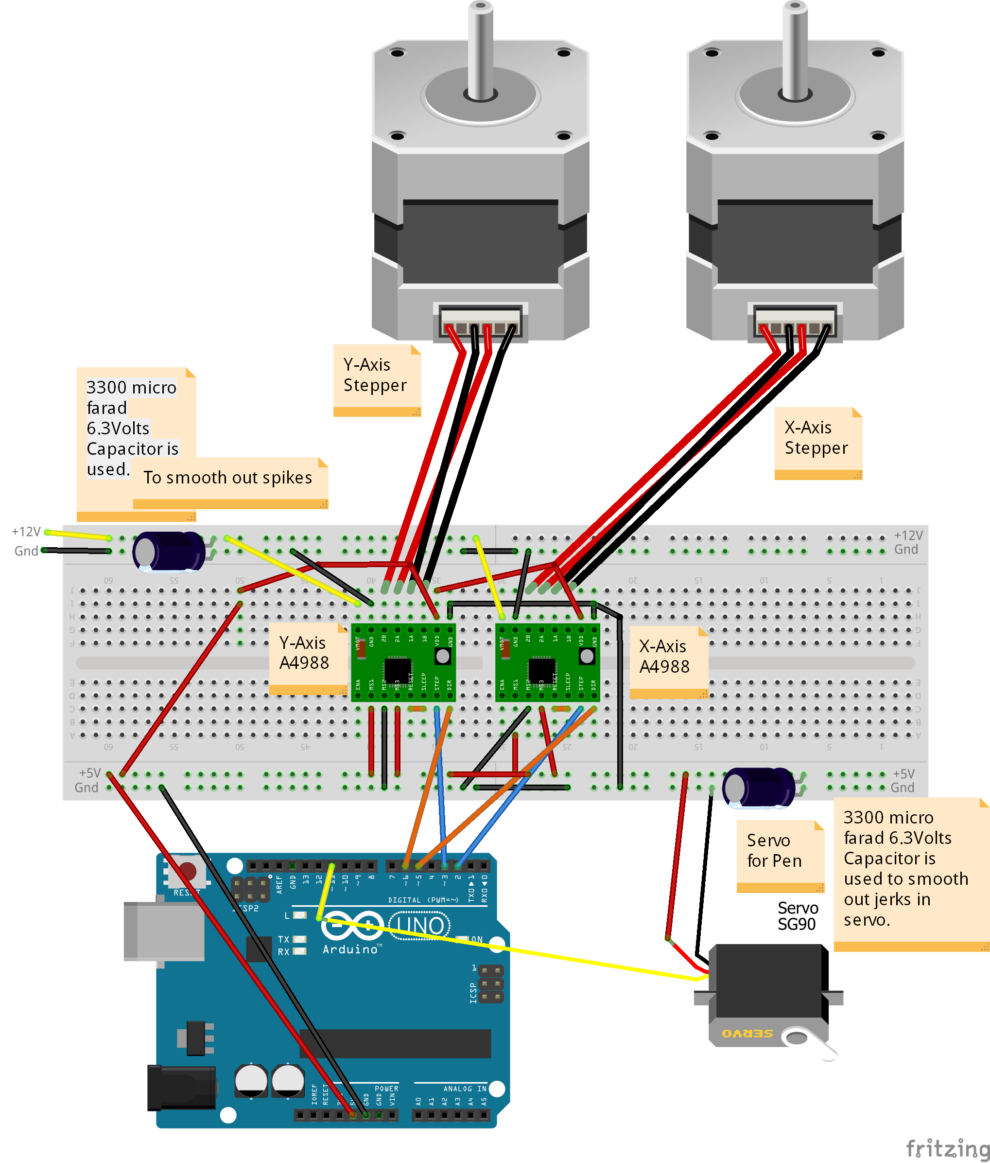 A Simple DIY Arduino Controlled CNC Machine Pen Plotter or PCB Mill for ...