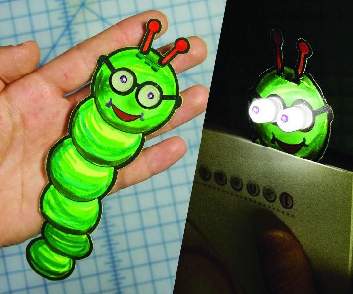 BookWorm Light-Up Book Light and Bookmark : 13 Steps (with Pictures ...
