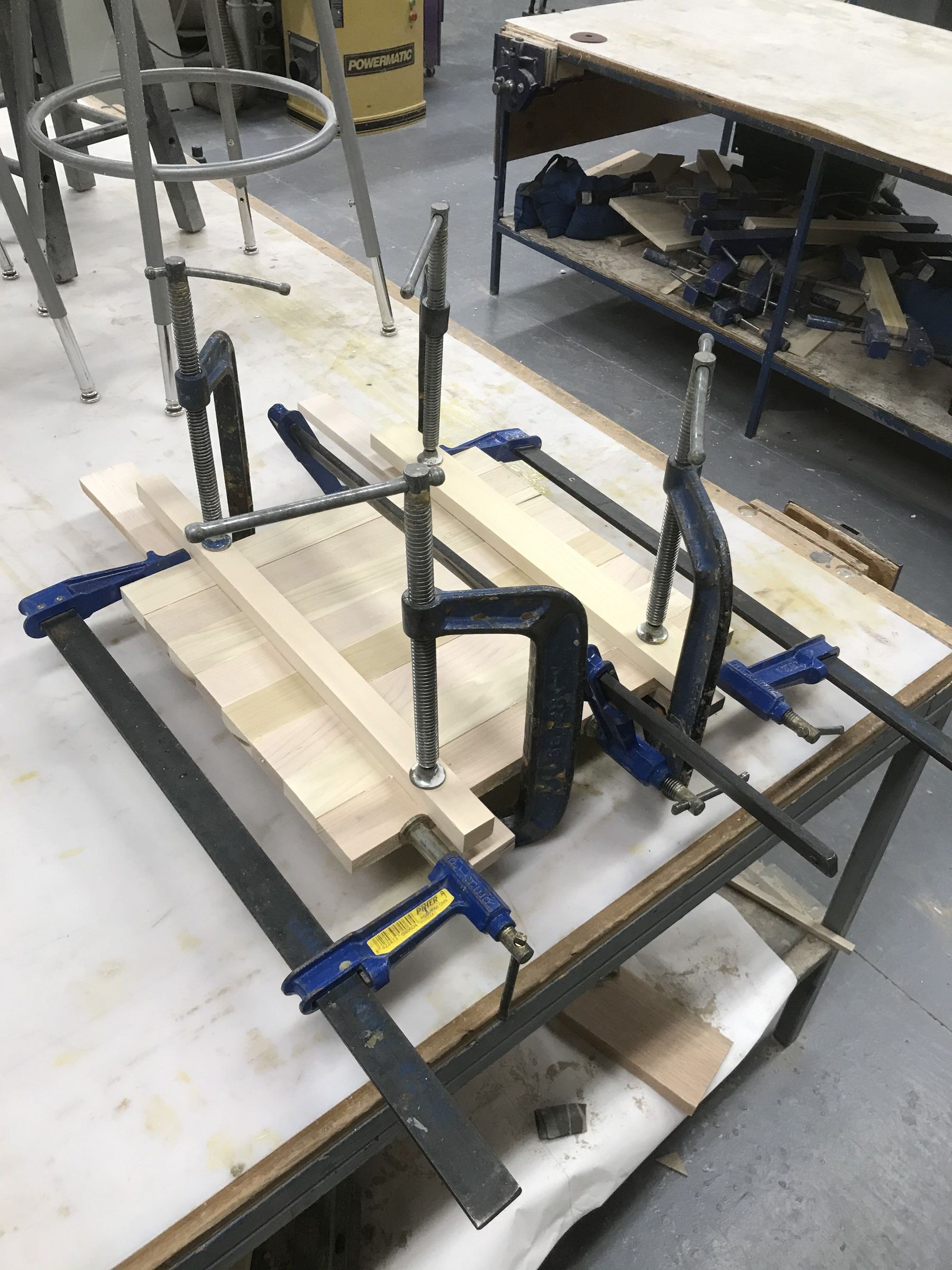 Wood and Resin Chess and Checker Board With Pieces From Scraps : 6 ...