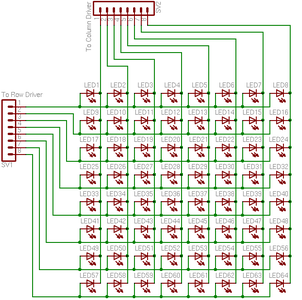 LED Matrix Using Shift Registers : 7 Steps (with Pictures) - Instructables