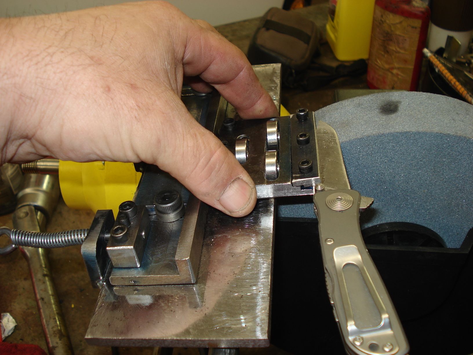 How to Make a Homemade Pocket Knife Sharpener #2 : 8 Steps (with ...