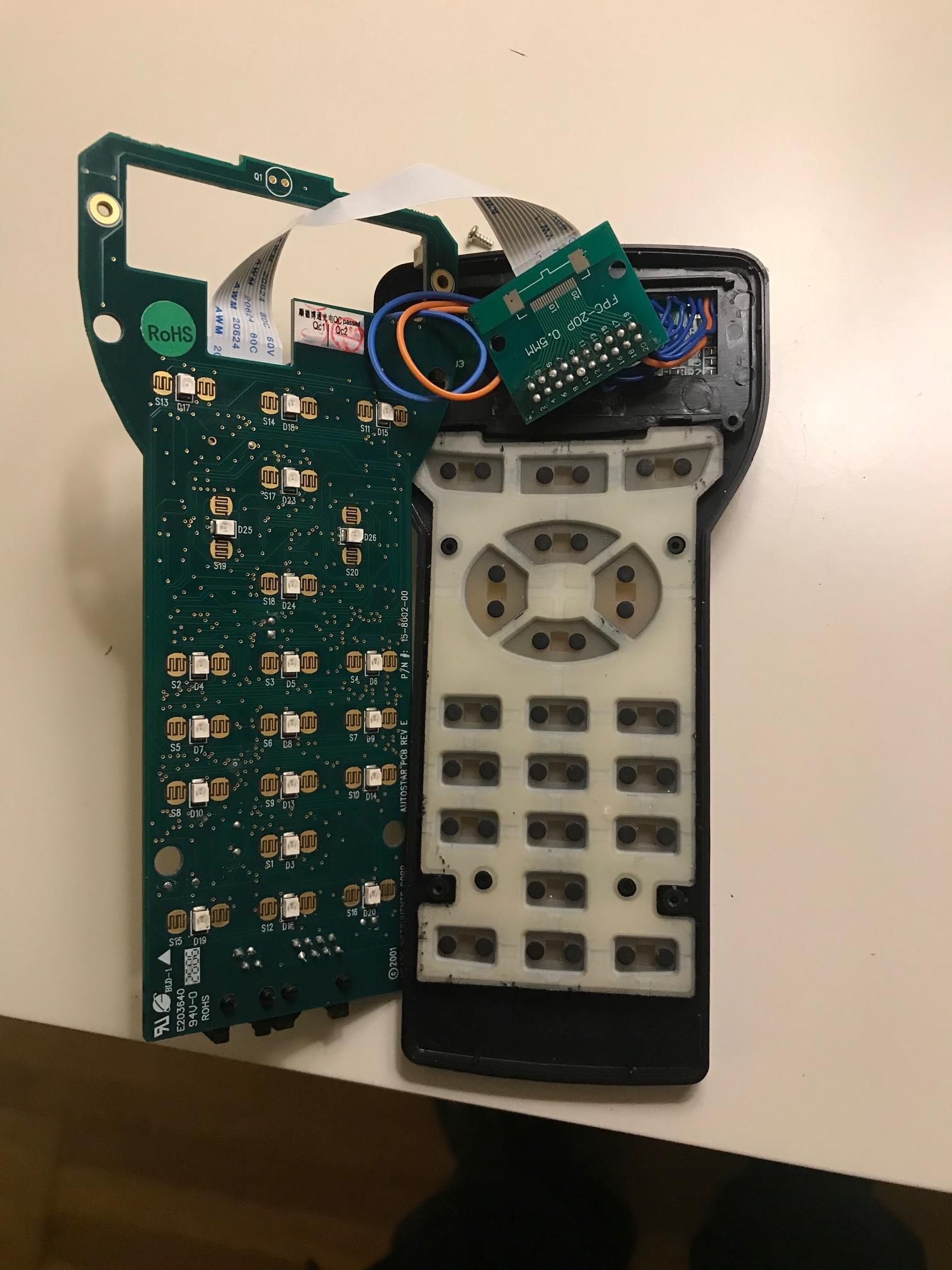 Meade Autostar 497 Handbox LCD Display Replacement Repair 1602 : 6 ...