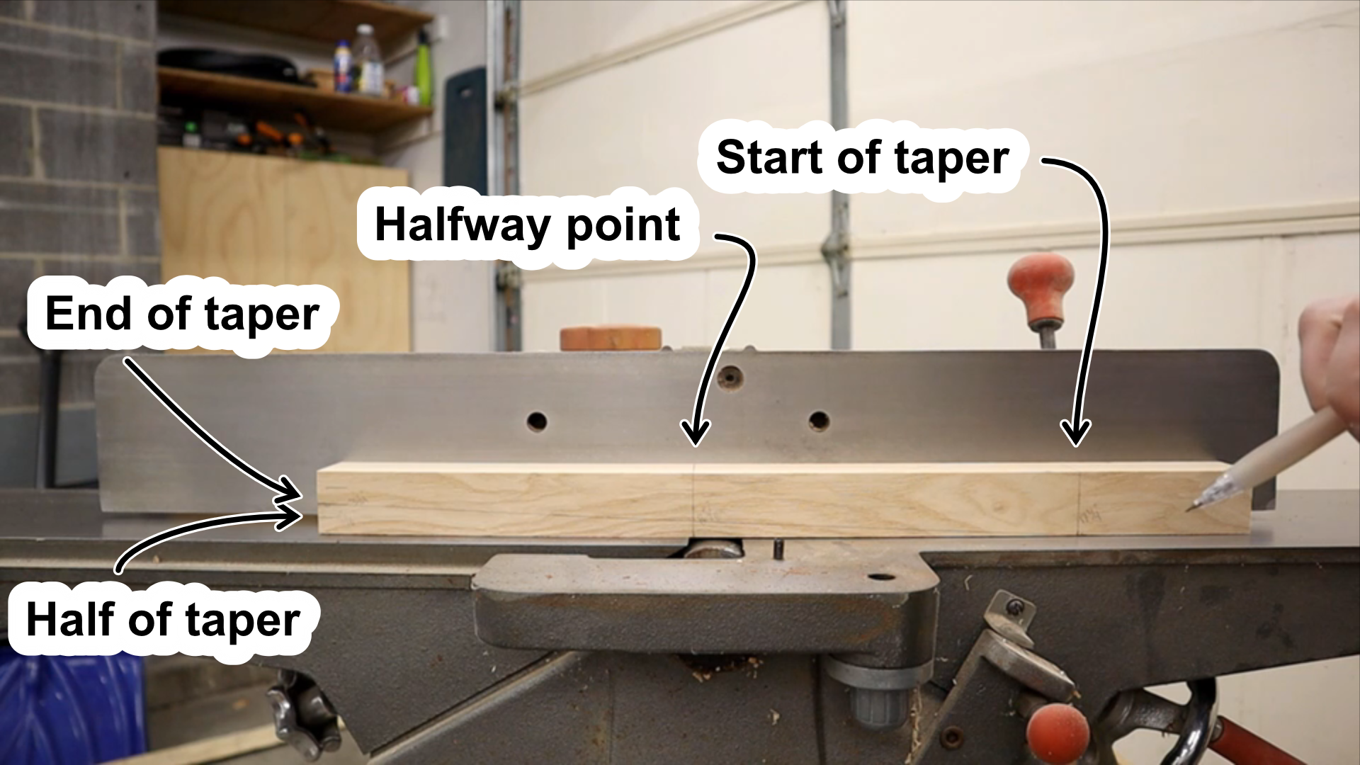 Easy Tapered Legs on a Jointer! No Jig Required! : 6 Steps (with ...