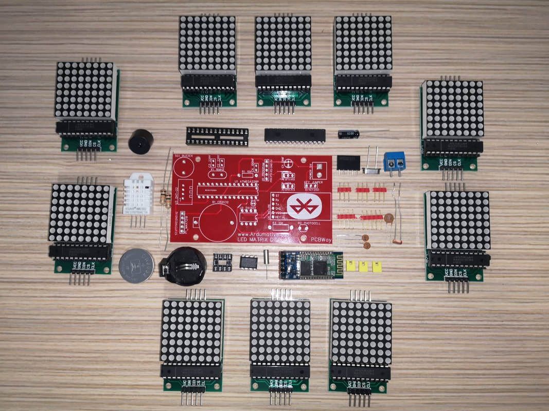 BT LED Matrix Display - 80x8 Px Arduino Based : 5 Steps (with Pictures ...