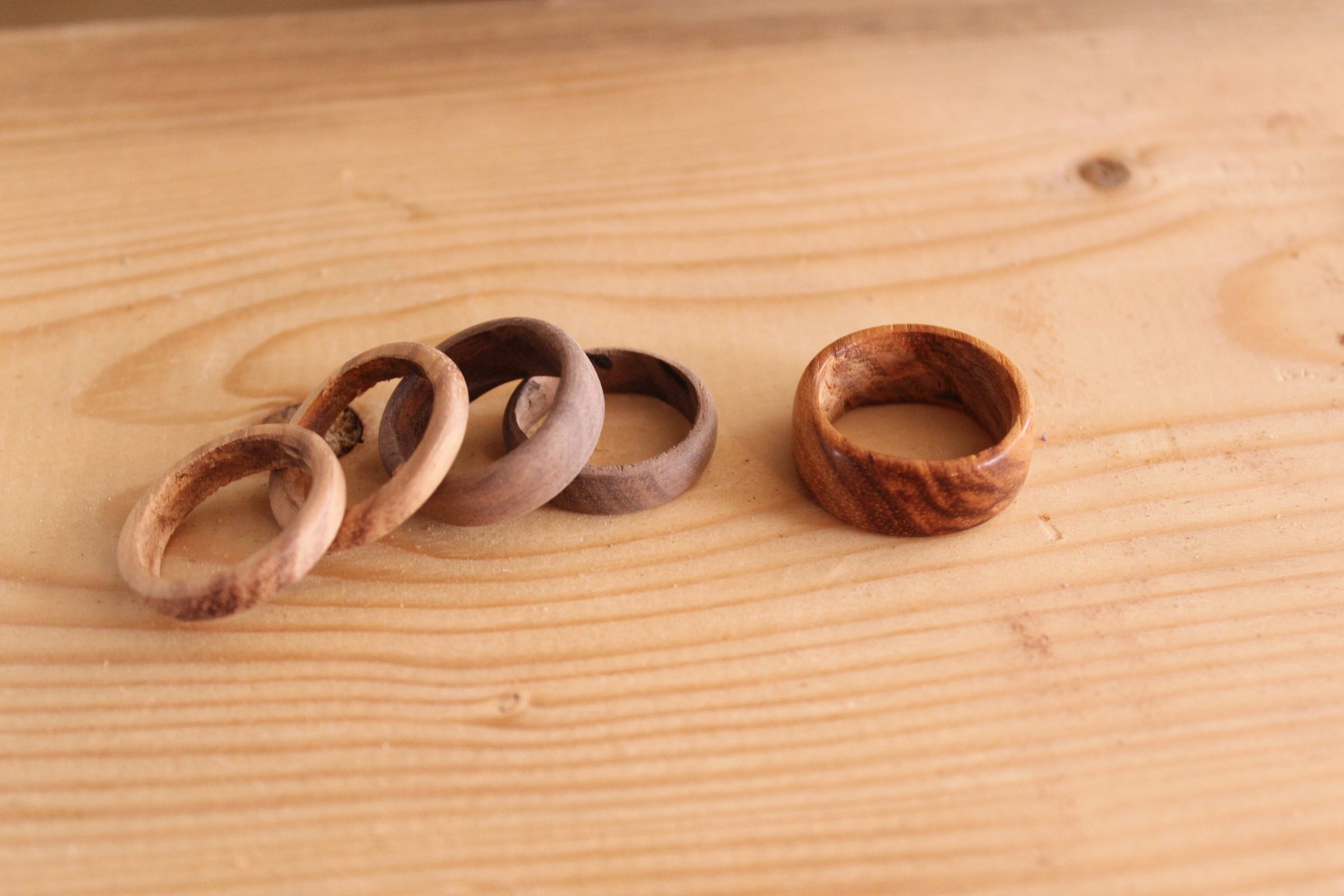 Rings Made From Solid Wood : 5 Steps (with Pictures) - Instructables