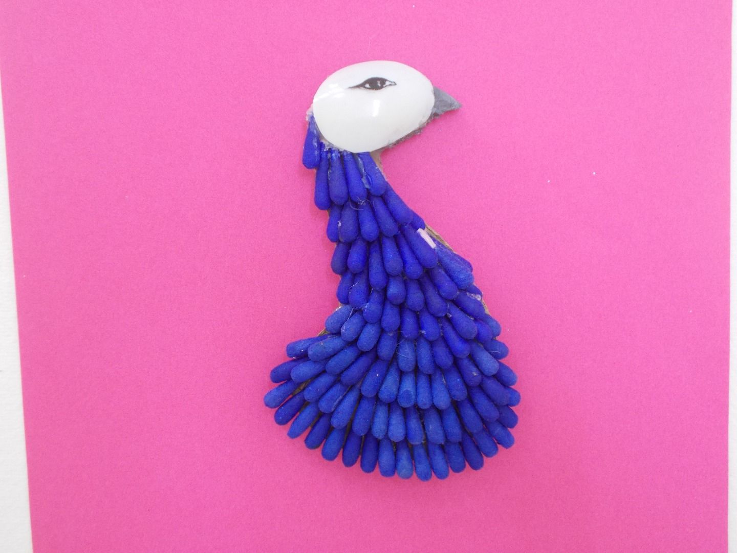 DIY Room Decor : How to Make a Peacock From Plastic Spoon : 4 Steps ...