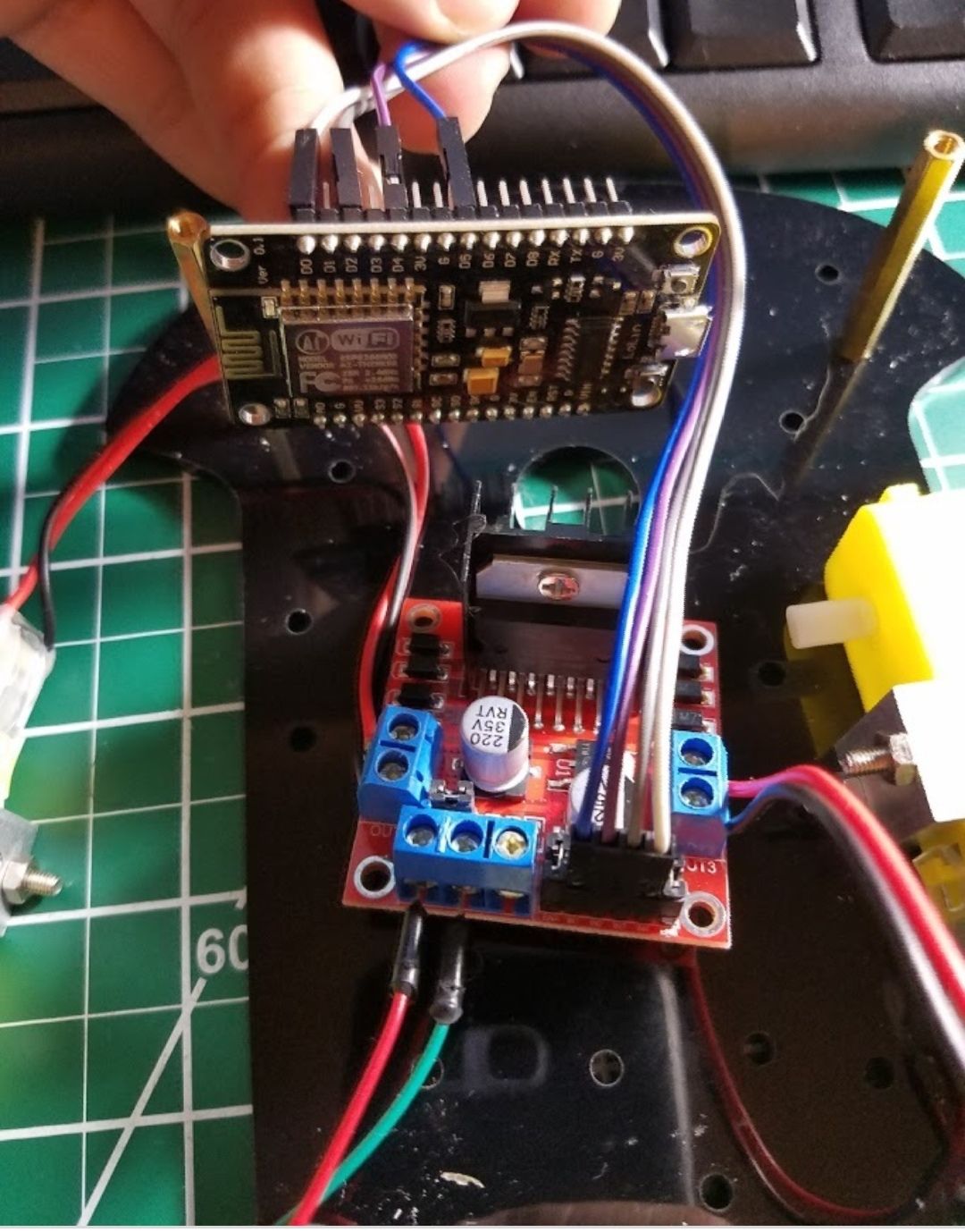 Wifi Controlled Robot Car Using Nodemcu and Blynk : 3 Steps - Instructables