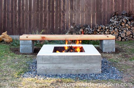 HomeMade Modern DIY Outdoor Concrete Bench : 14 Steps (with Pictures ...