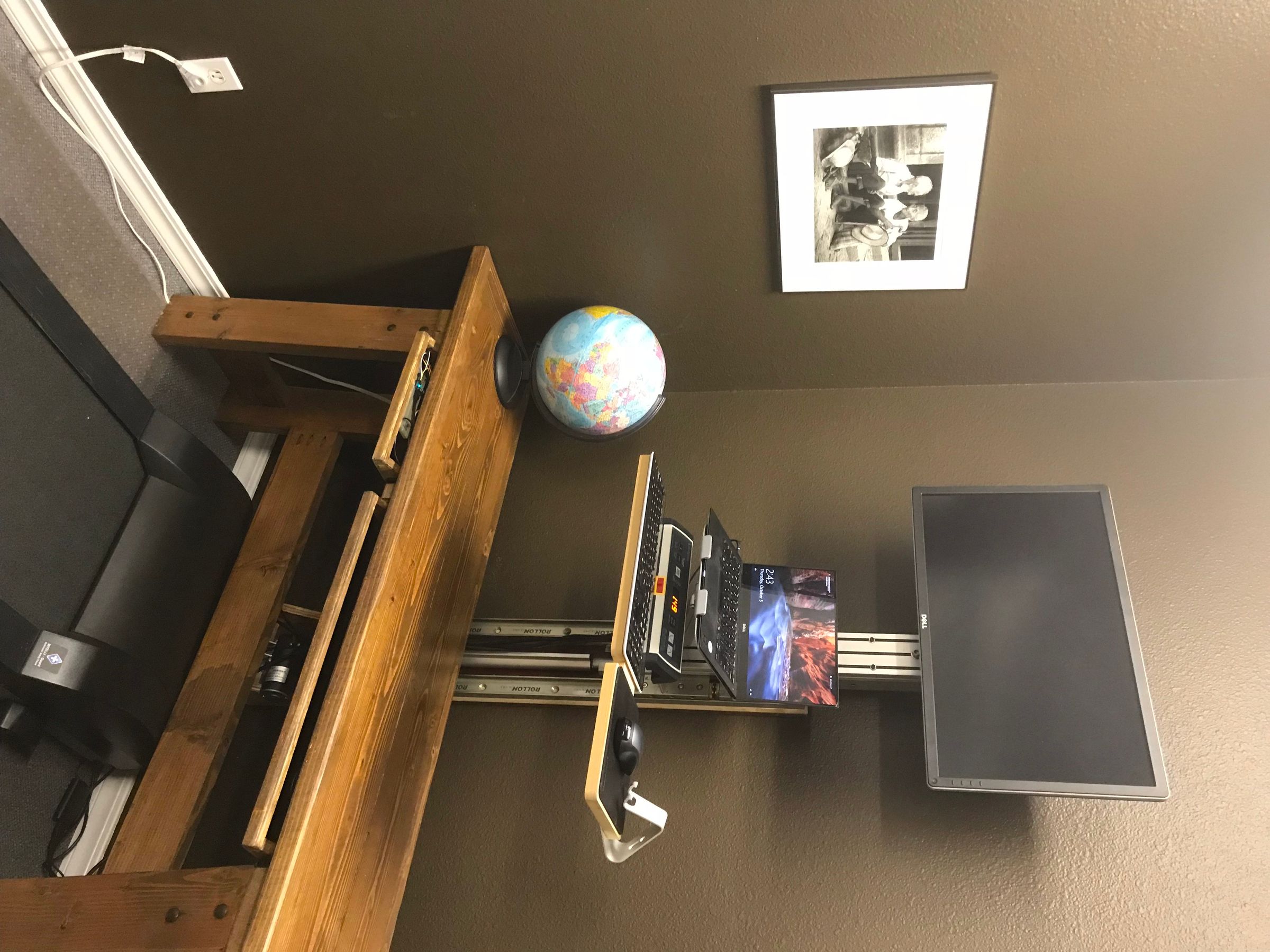 Motorized Sit or Stand, Landscape or Portrait Monitor (Arduino ...