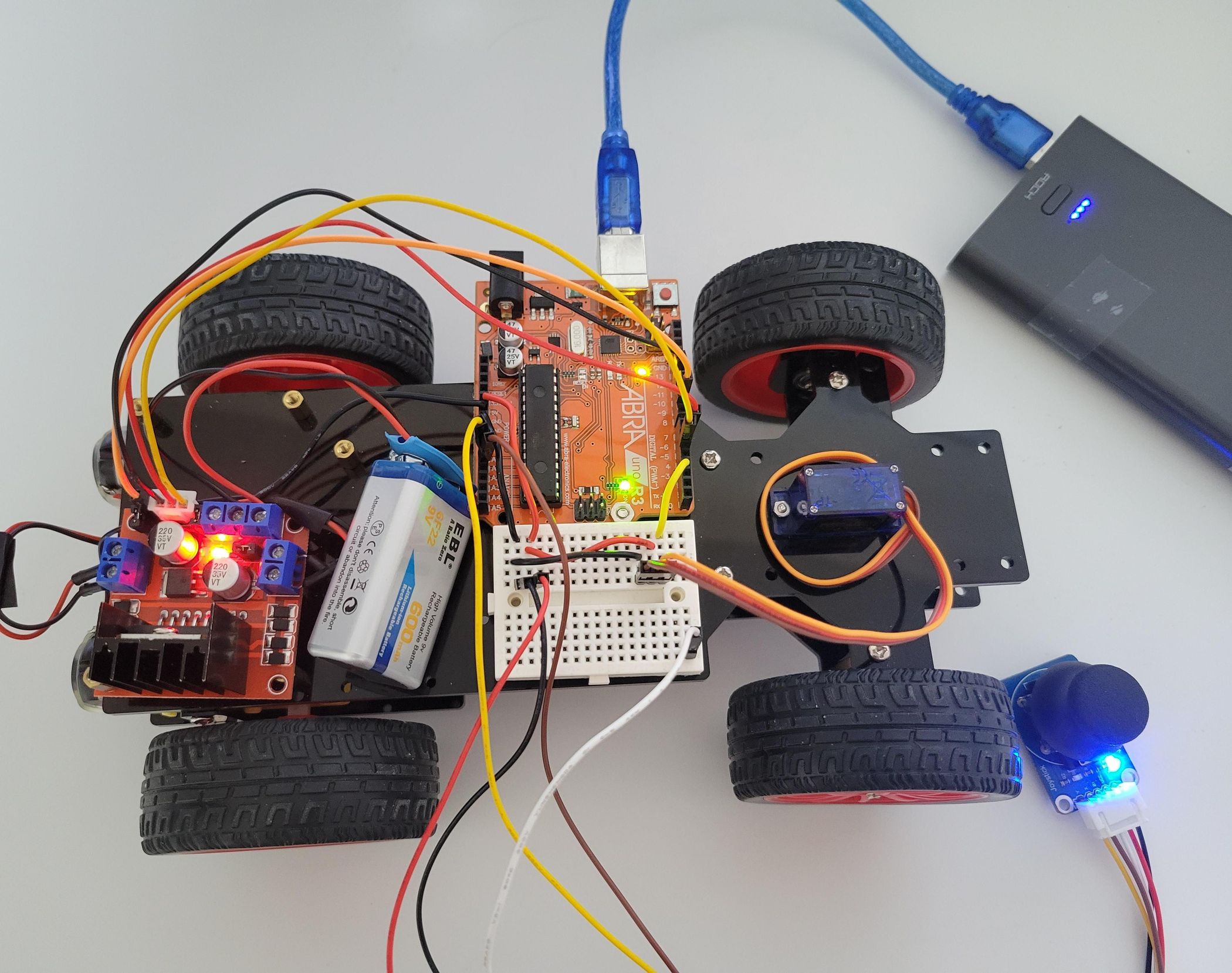 Joystick Controlled Car : 13 Steps (with Pictures) - Instructables