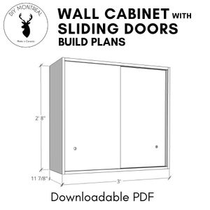 Sliding Door Storage Cabinet : 8 Steps (with Pictures) - Instructables